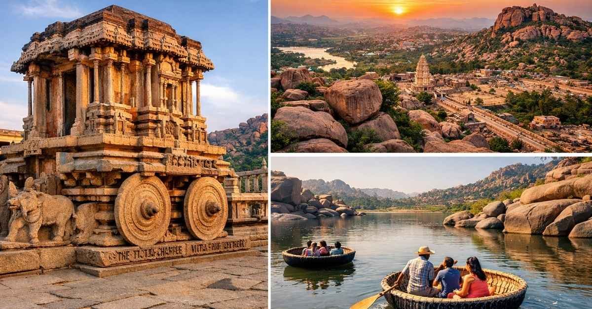 Pune to Hampi Distance, Travel Guide (Train, Bus, Road, Flight)